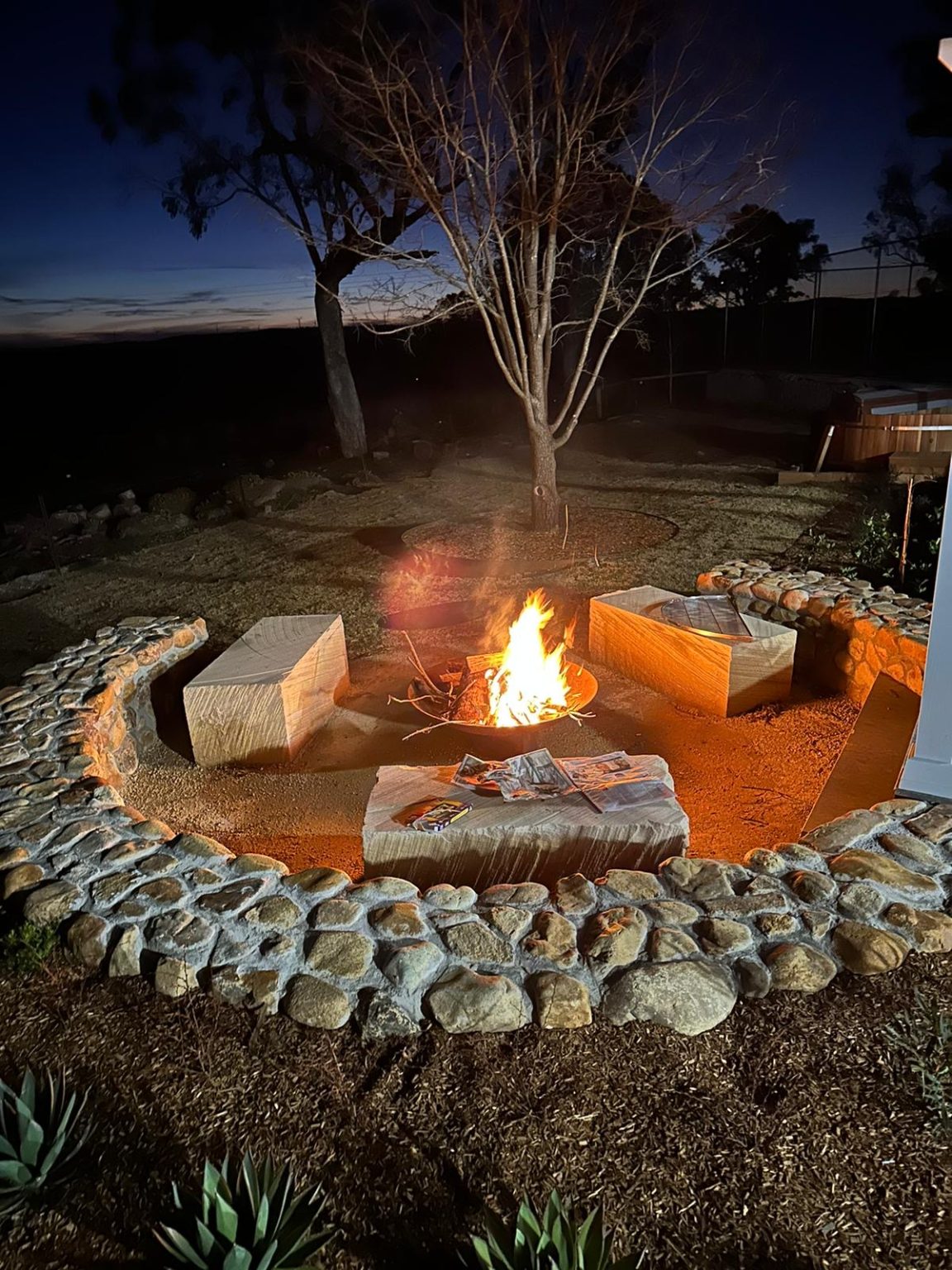 Stone Fire Pits - Stone and Living Landscapes